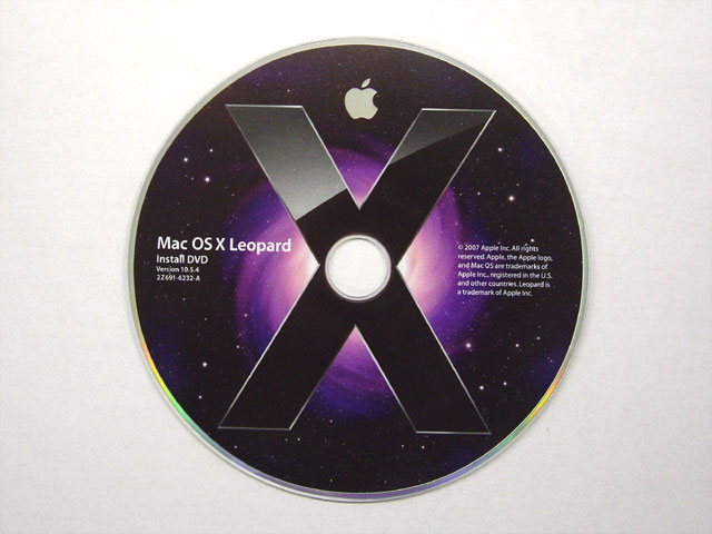 Mac OS X 10.5.4 Leopard (DVD版) 通販 -Macパラダイス-