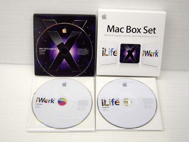 Mac Box Set 10.5.6(OS10.5.6/iLife09/iWork09) 通販 -Macパラダイス-
